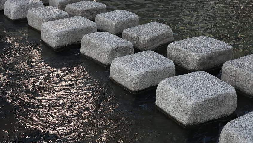 Cube Shaped Stone Use as Stock Footage Video (100% Royalty-free ...