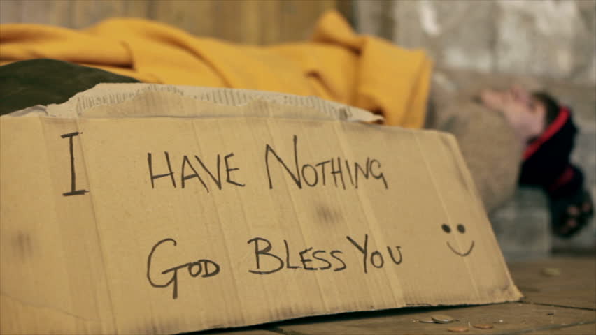 lost homeless individual big city Stock Footage Video (100% Royalty ...