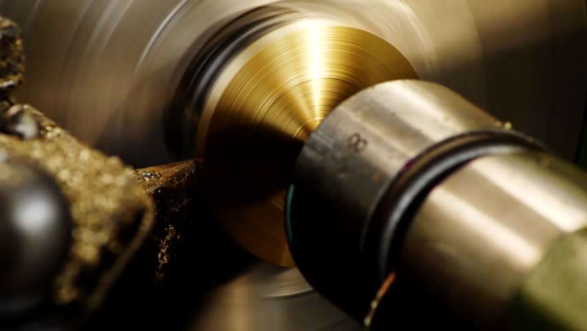 Hd1080p Machining Process: Turning Using Stock Footage Video (100% ...
