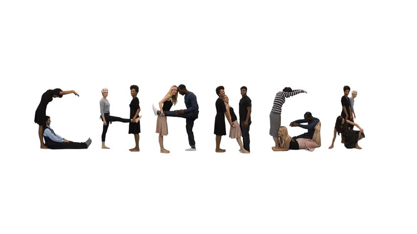 flexible people - unique horizontal point Stock Footage Video (100% ...