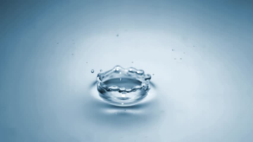 Water Drop in Slow Motion Stock Footage Video (100% Royalty-free ...