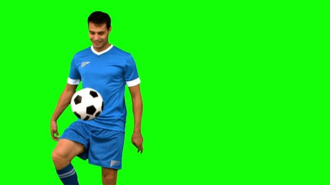 Soccer Design Element Green Background Vectorillustration Stock Vector ...