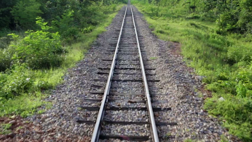 View On the Railway from Stock Footage Video (100% Royalty-free ...
