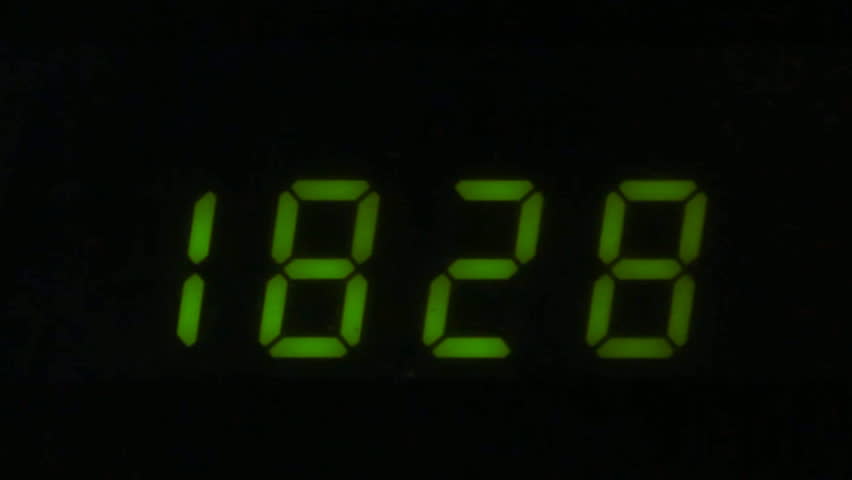 countdown clock green led hd Stock Footage Video (100% Royalty-free ...