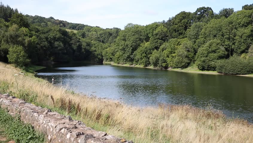 hawkridge reservoir quantock hills somerset known Stock Footage Video ...