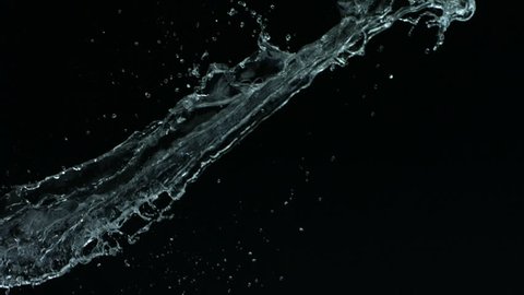 Super Slow Motion Shot Water Splash Stock Footage Video (100% Royalty ...