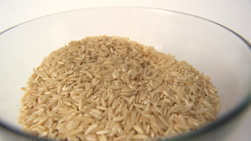 Brown Rice Close-up of Rice Stock Footage Video (100% Royalty-free ...