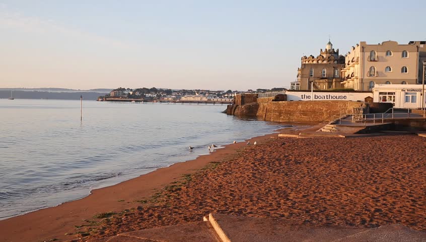 Paignton Torbay Devon England Near Stock Footage Video (100% Royalty ...