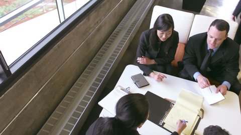 Birds eye view desk Stock Video Footage - 4K and HD Video Clips ...