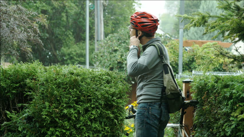 Young Active Man Commuting to Stock Footage Video (100% Royalty-free ...