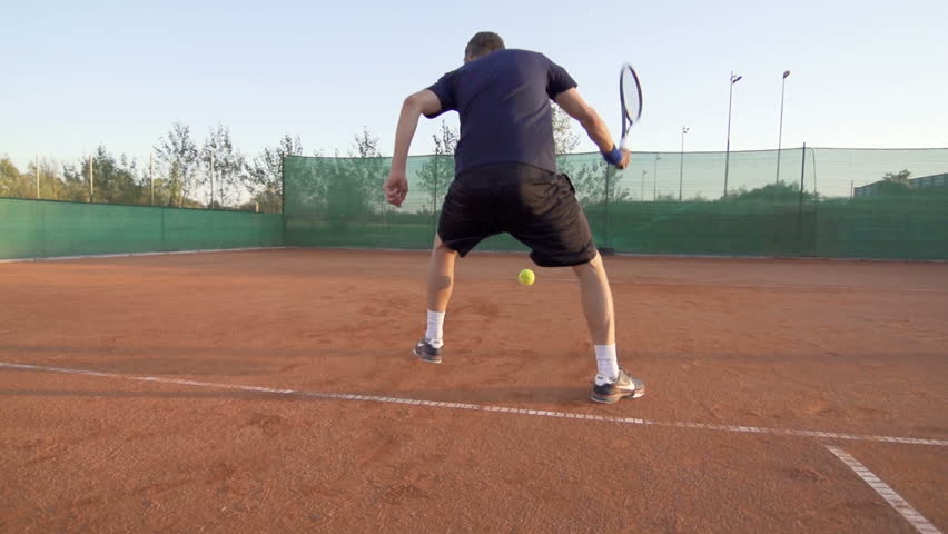 Man Hitting a Jump Shot in Tennis image - Free stock photo - Public ...