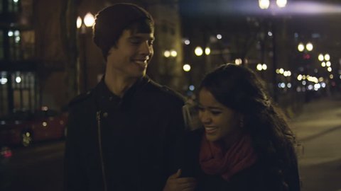 young people hooking night club couple Stock Footage Video (100% ...