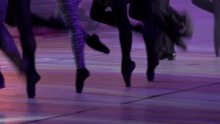 ballet show dancers perform synchronized movements Stock Footage Video ...