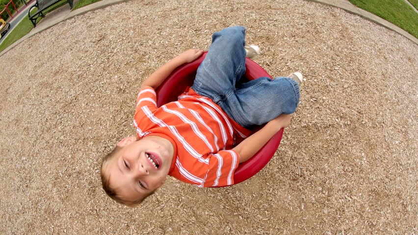 Young Boy Spinning and Laughing Stock Footage Video (100% Royalty-free ...