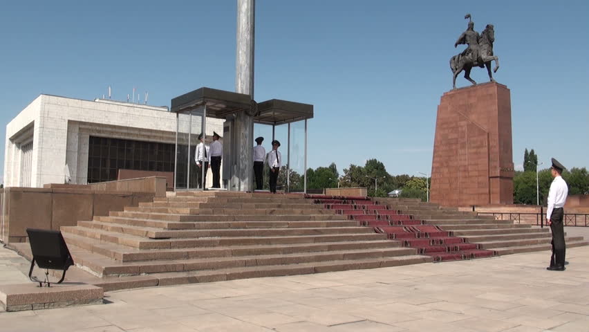 Bishkek, Kyrgyzstan - 26 July Stock Footage Video (100% Royalty-free ...