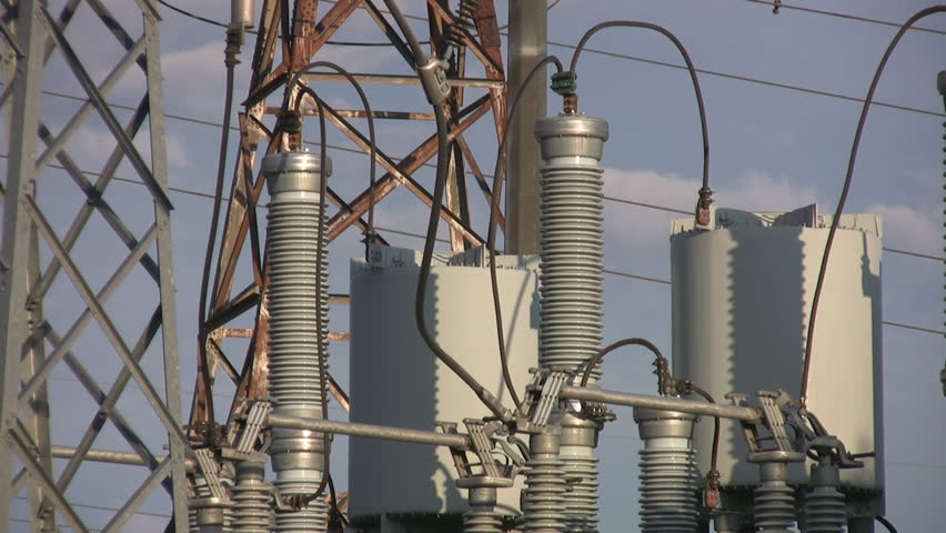 Transformers at Hydro-electric Power Station. Stock Footage Video (100% ...