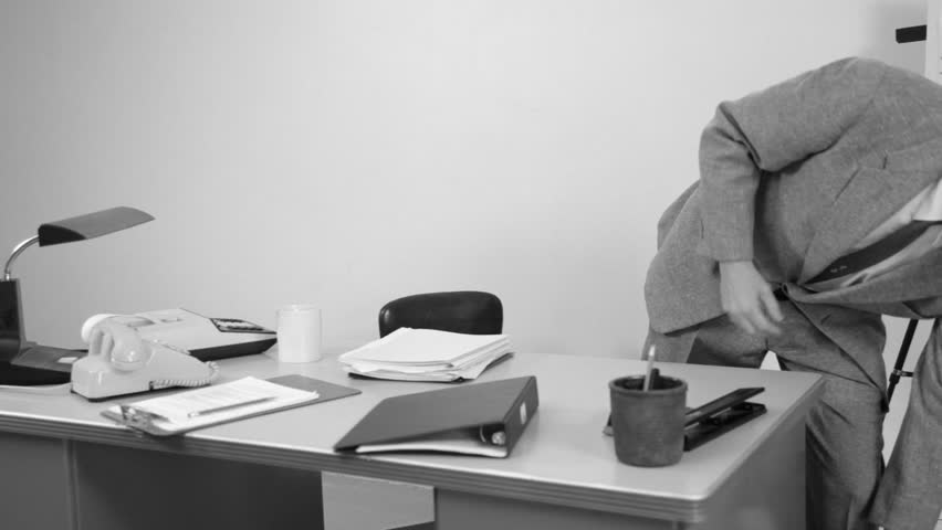 Man Looking at Files at Stock Footage Video (100% Royalty-free) 4706828 ...