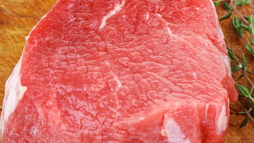 fresh red meat two raw Stock Footage Video (100% Royalty-free) 4715135 ...