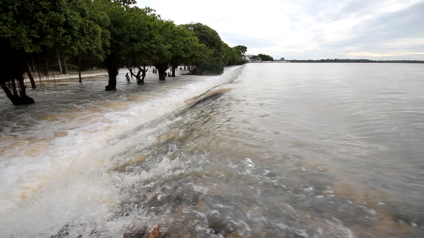 Flood, Water Flow Over Road, Stock Footage Video (100% Royalty-free ...