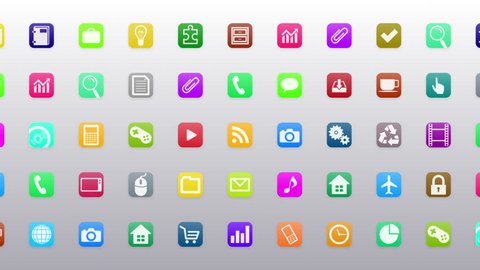 Set Round Buttons Flat Style 2d Stock Vector (Royalty Free) 572386423 ...