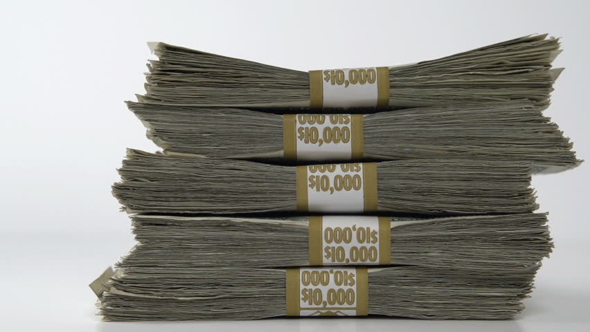 Taking Stacks of Bills from Stock Footage Video (100% Royalty-free ...