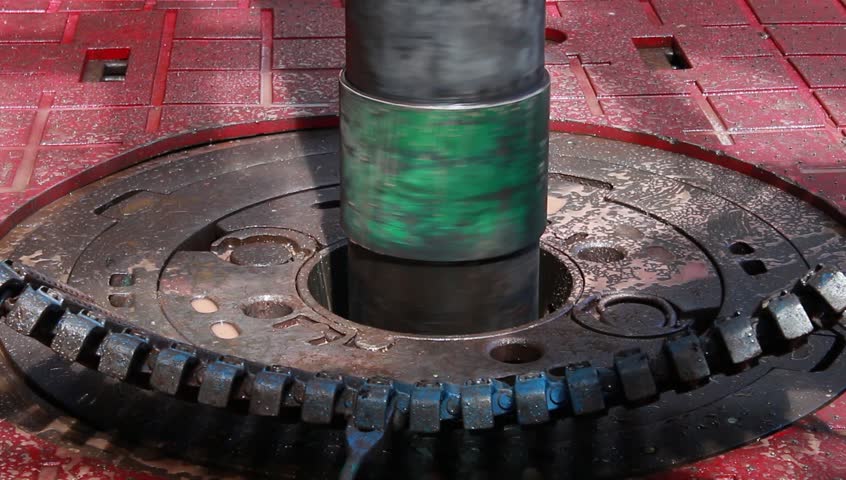 casing drilling on rig rotary table Stock Footage Video (100% Royalty ...