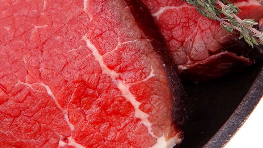 Fresh Raw Red Meat with Stock Footage Video (100% Royalty-free) 4824986 ...