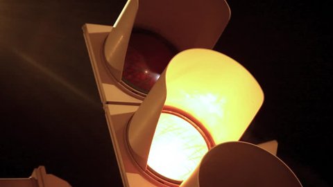 Semaphore Flashing Light Stock Footage Video (100% Royalty-free ...