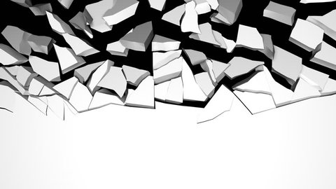 realistic ground floor crack animation vfx Stock Footage Video (100% ...