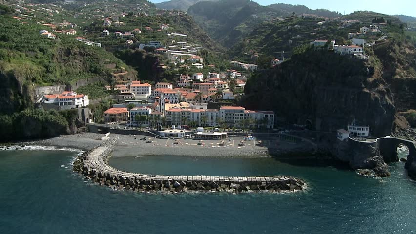 Aerial View On Madeira Island Stock Footage Video (100% Royalty-free ...