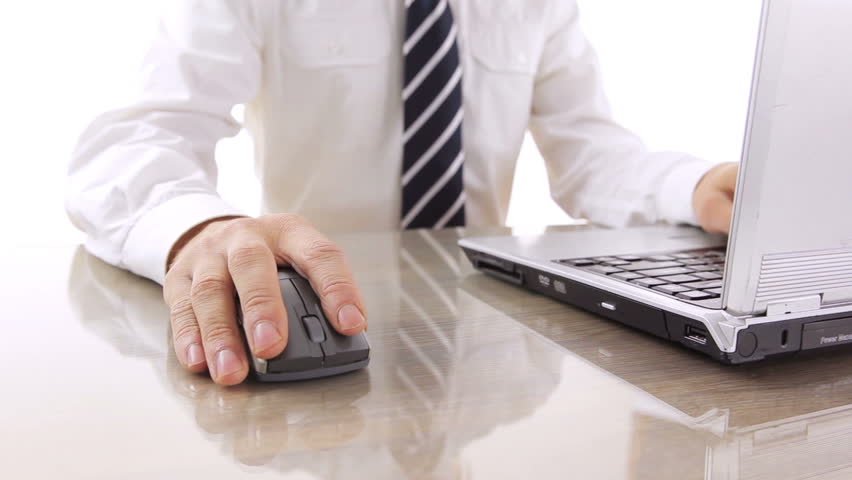 closeup man using laptop hd Stock Footage Video (100% Royalty-free ...