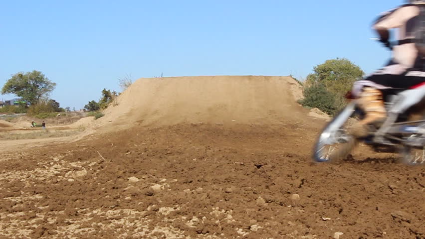 big air motocross jump supercross moto-x Stock Footage Video (100% ...