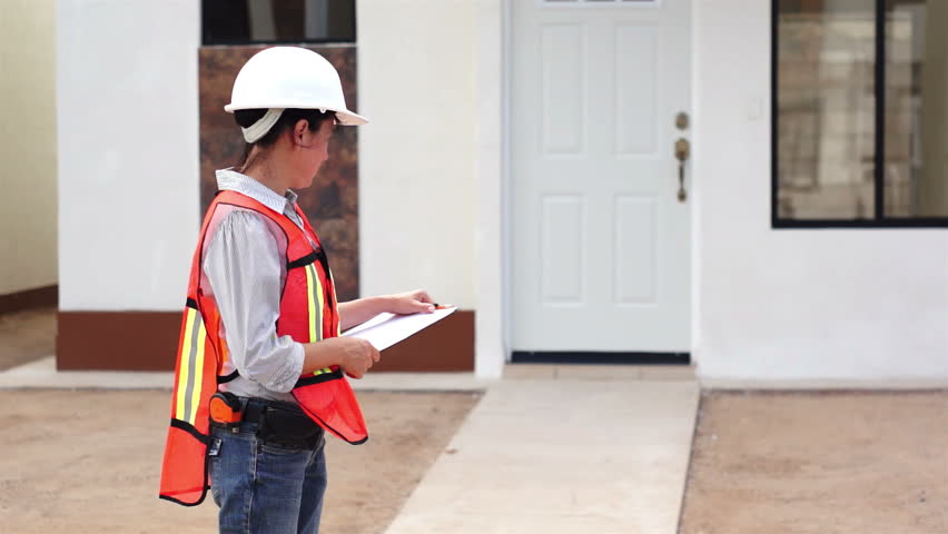 Female Construction Boss Dressed in Stock Footage Video (100% Royalty ...