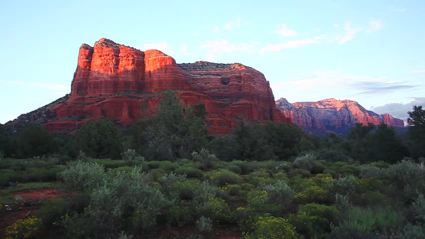 view colorful red rock sedona arizona Stock Footage Video (100% Royalty ...