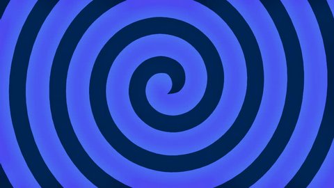 Blue Hypnosis Spiral Loop Hd Stock Footage Video (100% Royalty-free ...
