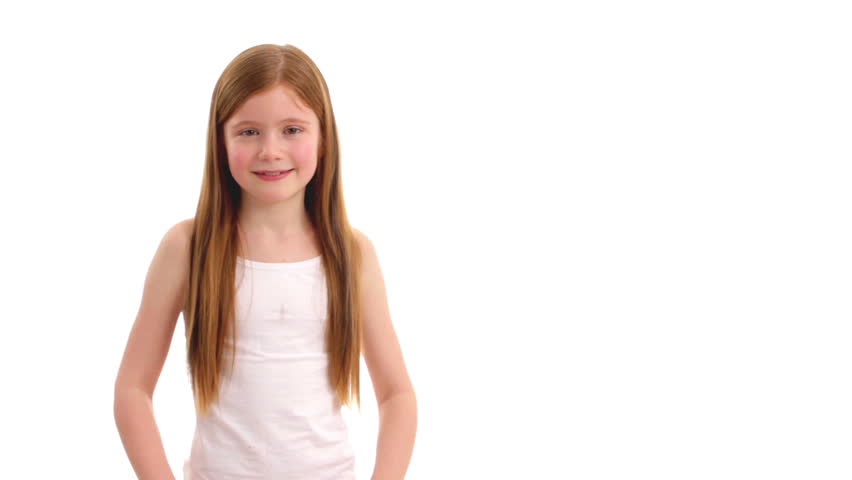 little girl forms heart her hands Stock Footage Video (100% Royalty ...