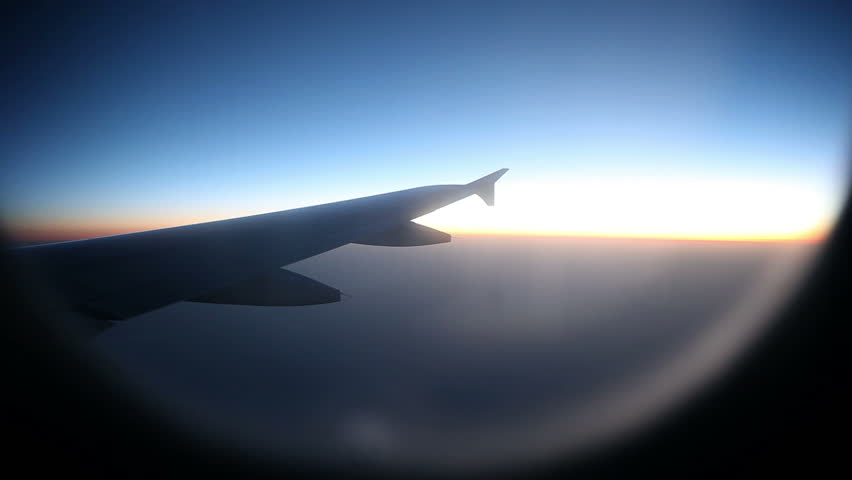 shot window airplane while flying above Stock Footage Video (100% ...