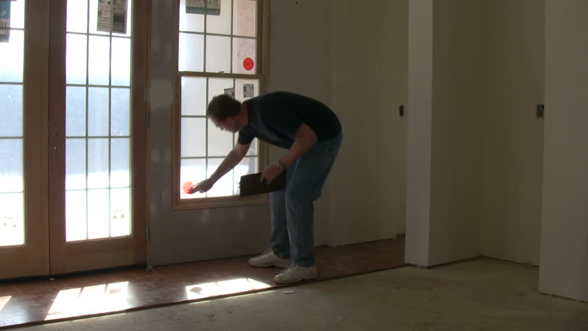 man inspecting house while under new Stock Footage Video (100% Royalty ...
