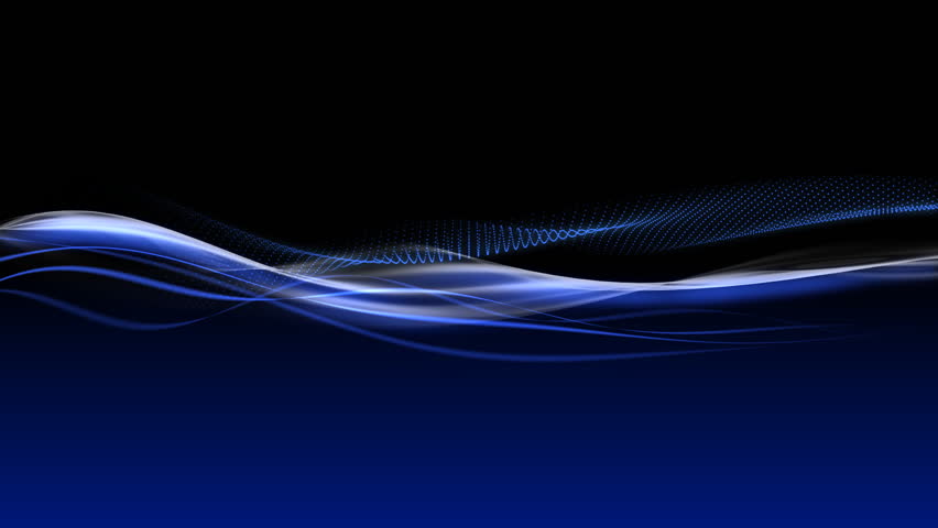 4k blue wave streaks light abstract Stock Footage Video (100% Royalty ...