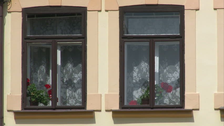 close windows on old country houses Stock Footage Video (100% Royalty ...