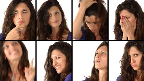 Collage Group Face Head Shot Portrait Stock Photo (Edit Now) 1799999227