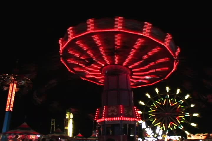 A Carnival Swing Ride at Stock Footage Video (100% Royalty-free) 4944 ...