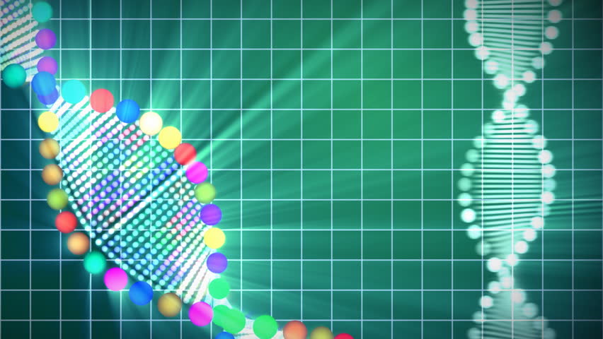 animated background dna spiral some genetic Stock Footage Video (100% ...