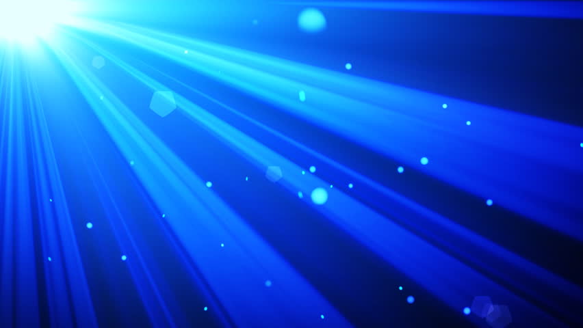 shining background blue rays particles Stock Footage Video (100% ...