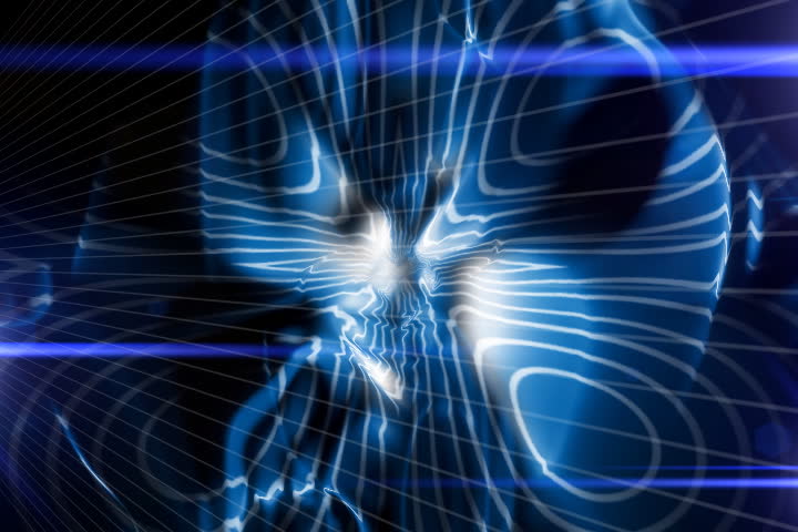 colorful human body animation infographics particles Stock Footage ...