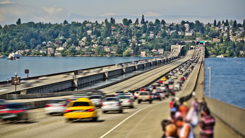 seattle i-90 traffic time lapse using Stock Footage Video (100% Royalty ...