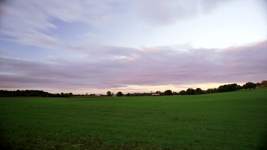 Extreme Wide-shot of a Field Stock Footage Video (100% Royalty-free ...