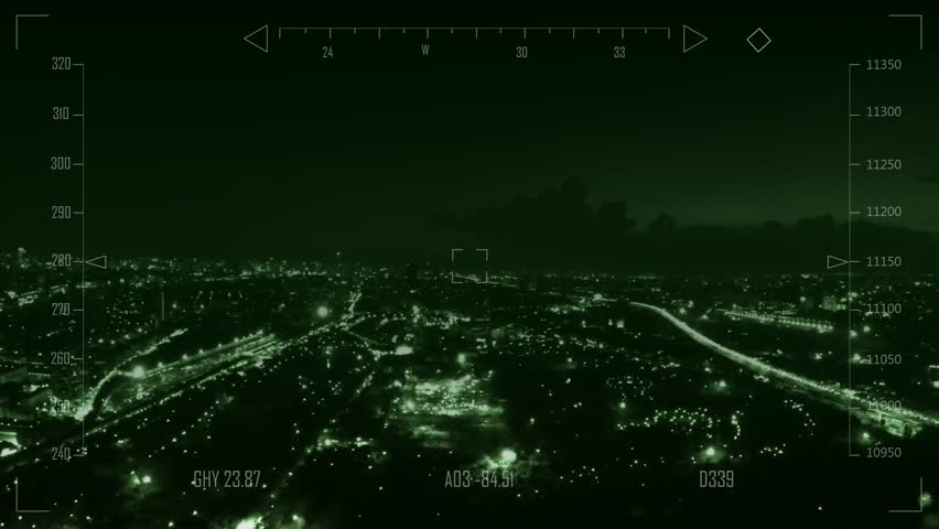 Drone Flying Over City at Stock Footage Video (100% Royalty-free ...