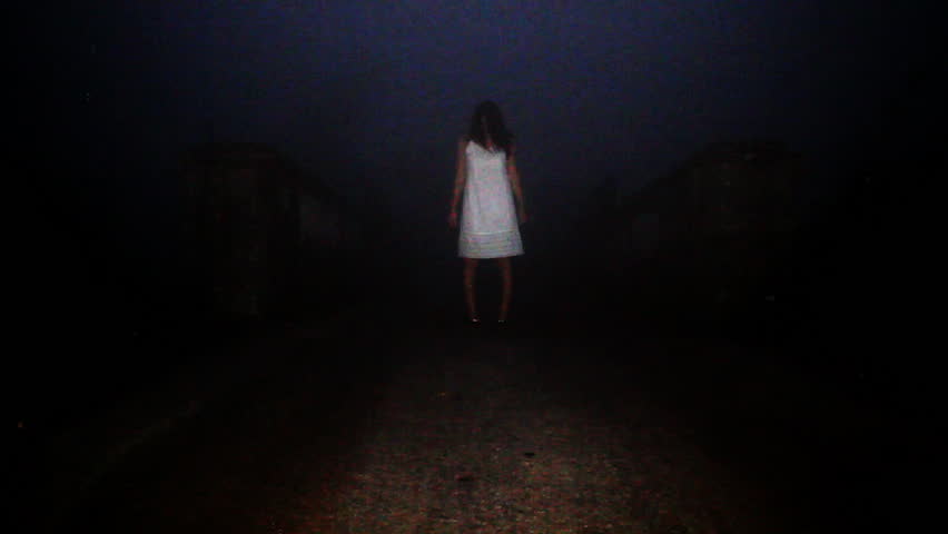 Horror Scene - Creepy Apparition Stock Footage Video (100% Royalty-free ...