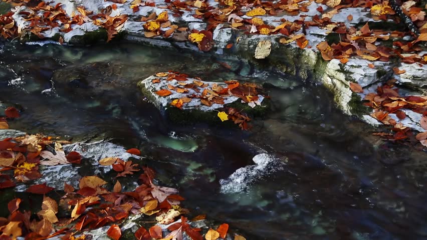 Water Flows Through a Channel Stock Footage Video (100% Royalty-free ...